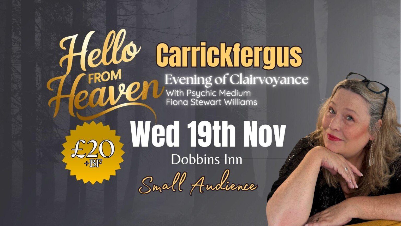 A Wee Psychic Night in Carrickfergus at Dobbins Inn – Hello from Heaven ...